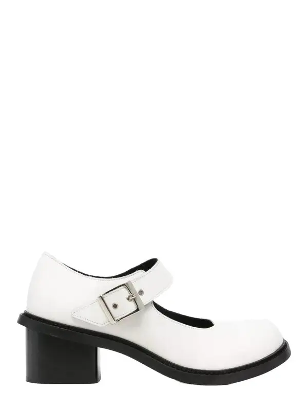 Comme Des Garçons X Phileo 75mm Leather Pumps - White