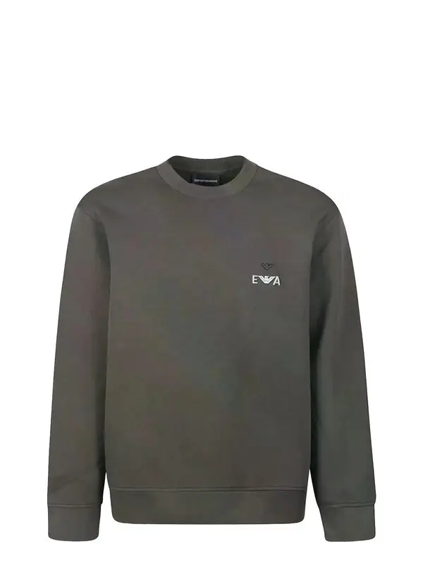 Emporio Armani Eagle-logo Sweatshirt - Black