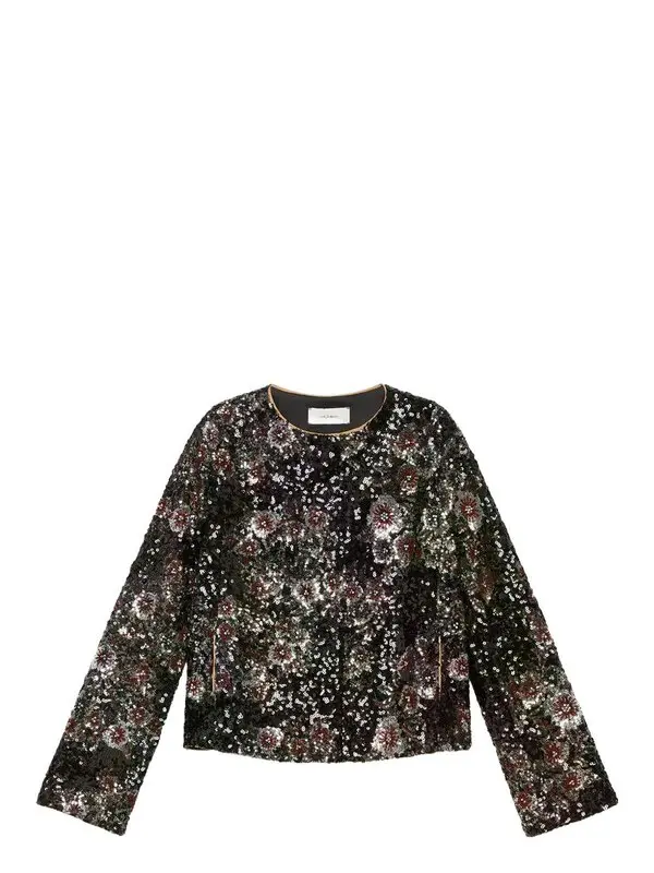 Malìparmi Sequin-embellished Jacket - Black
