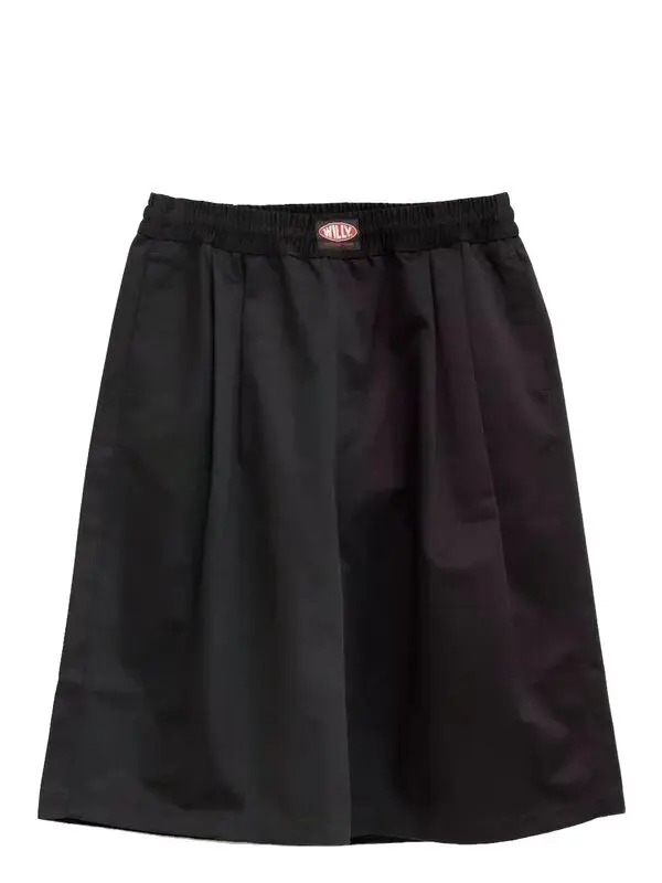 WILLY CHAVARRIA Orale Elastic-waistband Shorts - Black