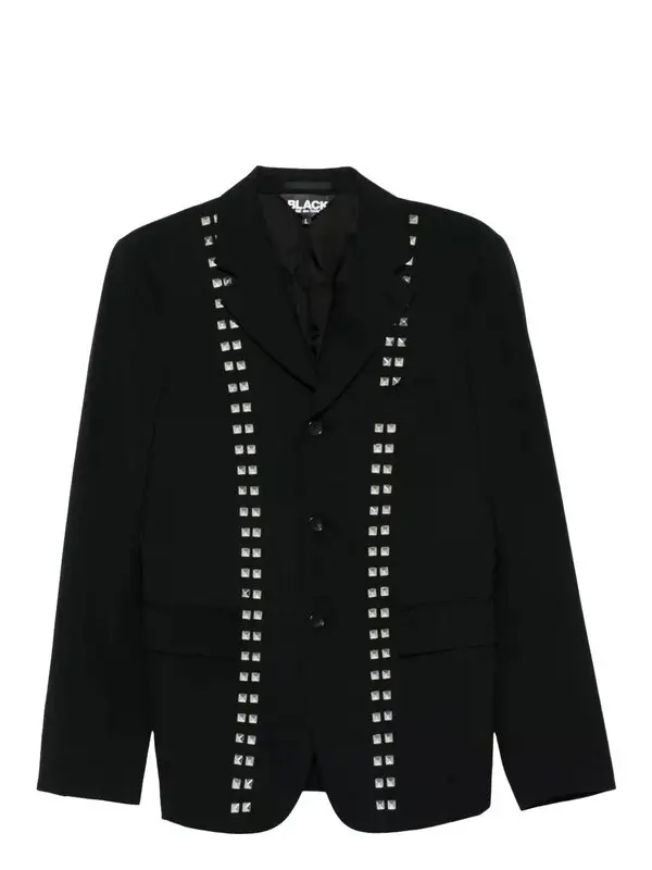 BLACK COMME DES GARÇONS Studded Single-breasted Jacket - Black