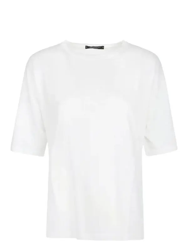 ARAGONA Linen T-shirt - White