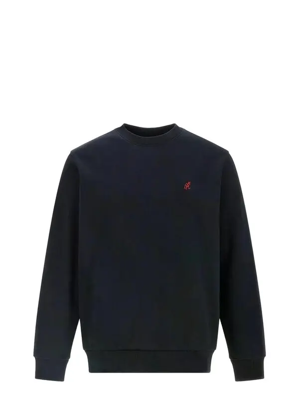 Gramicci Logo-embroidered Crew-neck Sweatshirt - Blue