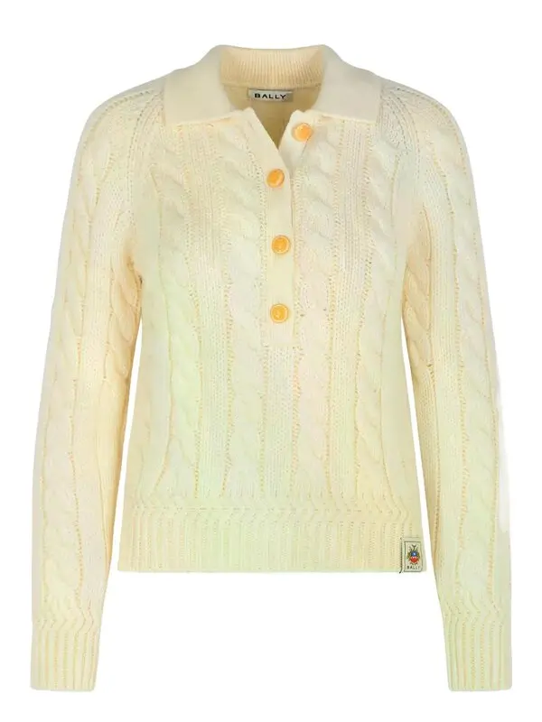 Bally Cable-knit Wool Sweater - Neutrals