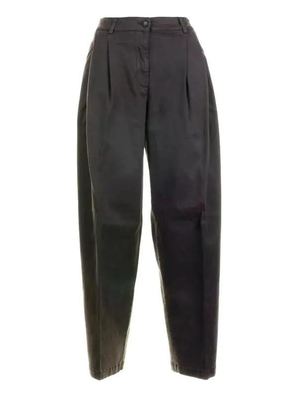 Seventy Pleated-front Trousers - Brown