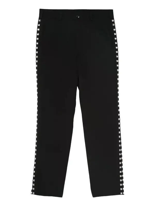 BLACK COMME DES GARÇONS Wool Trousers - Black