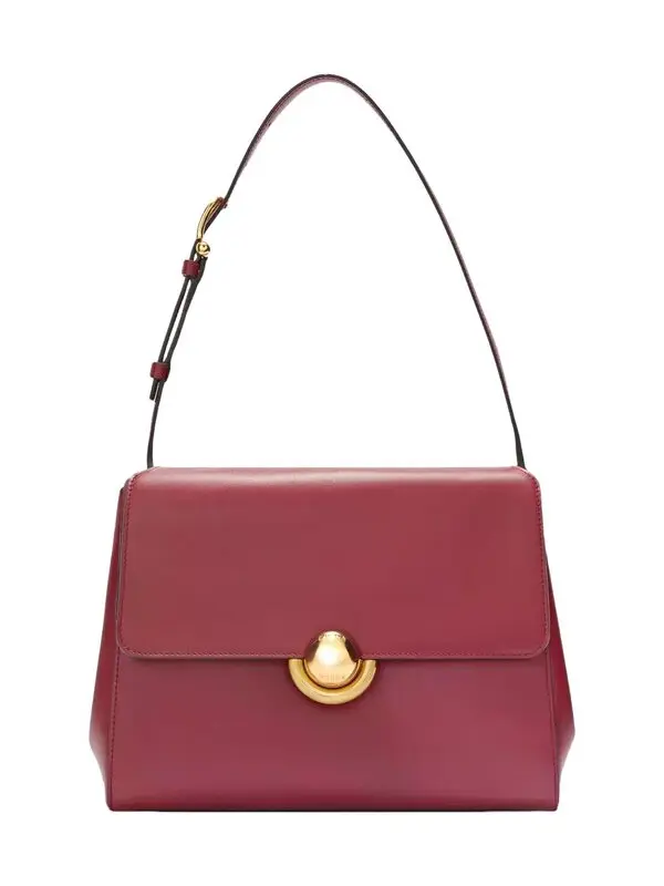 Furla Leather Shoulder Bag - Red