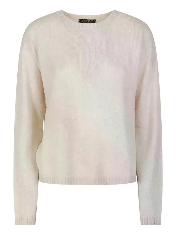 ARAGONA Cashmere Crew-neck Sweater - Neutrals