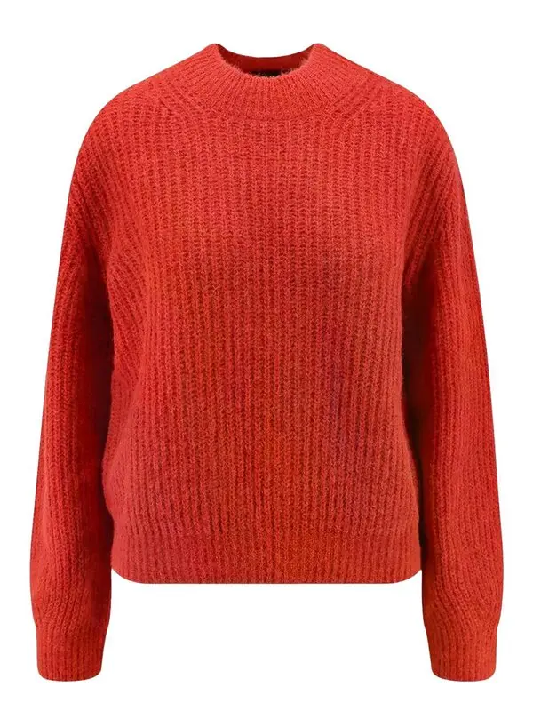 A.p.c. Ribbed High-neck Sweater - Orange