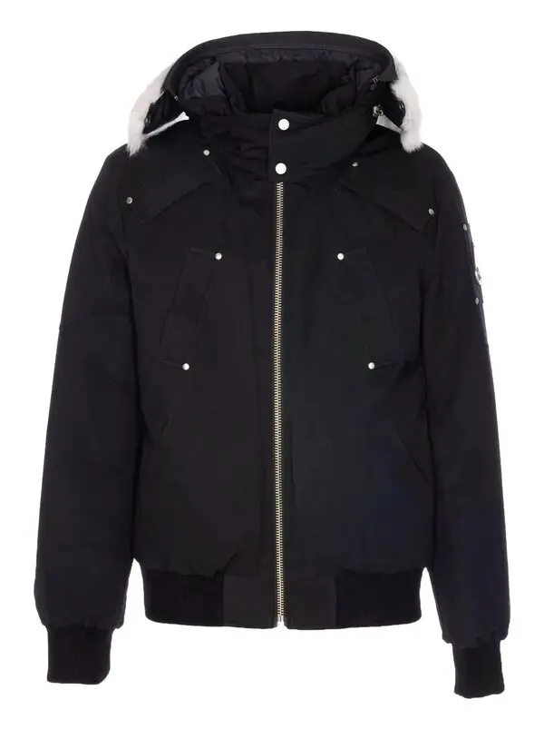 Moose Knuckles Original Ballistic Bomber Jacket - Black