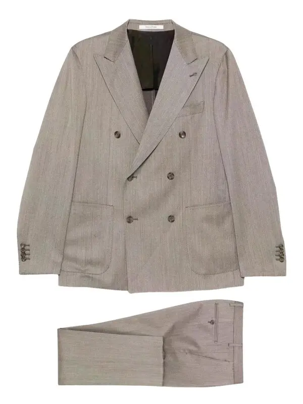 Tagliatore Double-breasted Suit - Neutrals