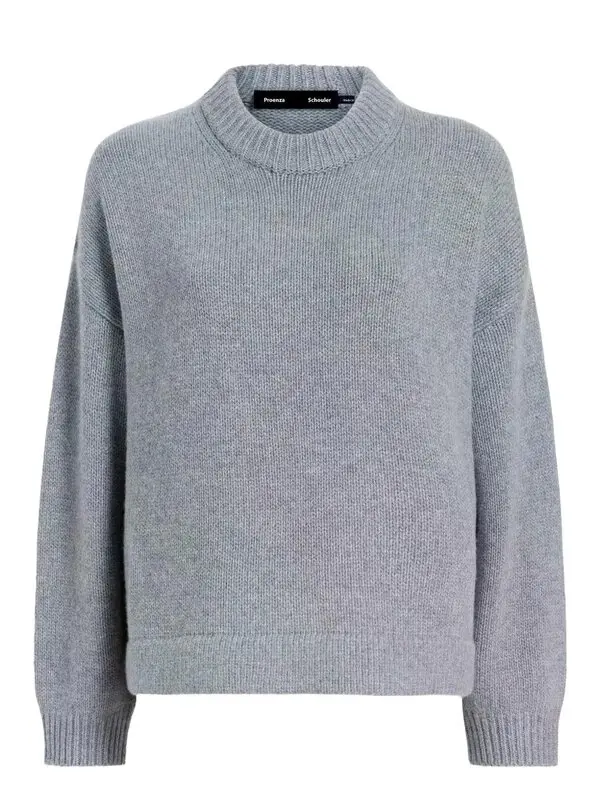 Proenza Schouler Crew-neck Cashmere Jumper - Grey