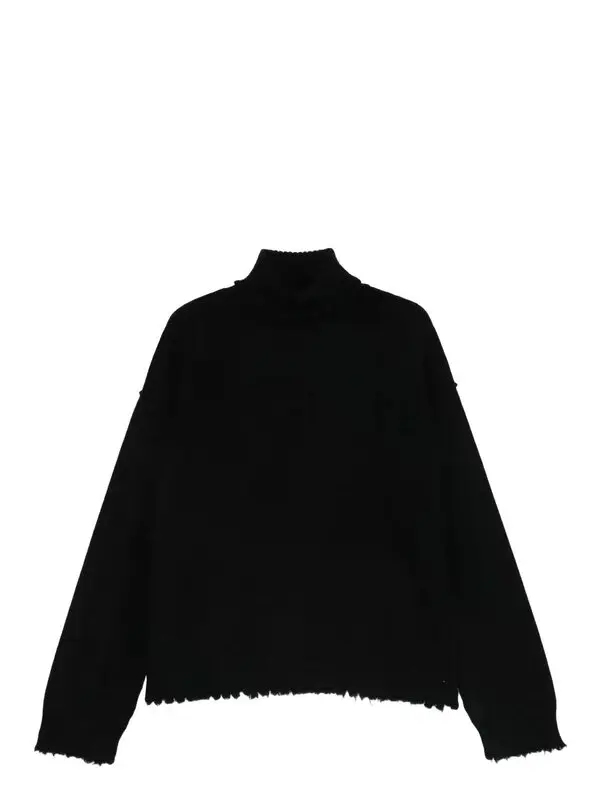 UMA WANG Cashmere Turtleneck Sweater - Black