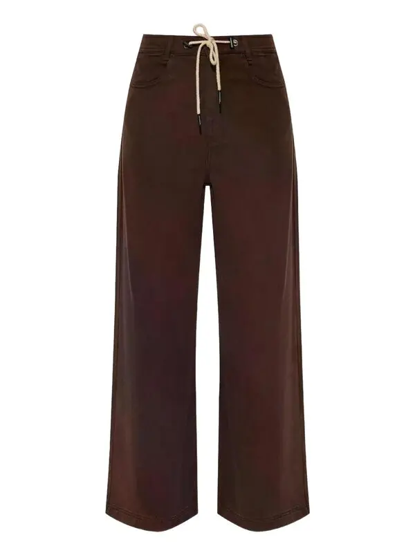 Munthe Drawstring-waist Trousers - Brown
