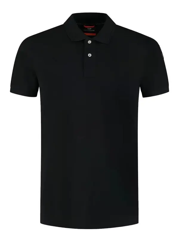 PARAJUMPERS Logo-patch Polo Shirt - Black