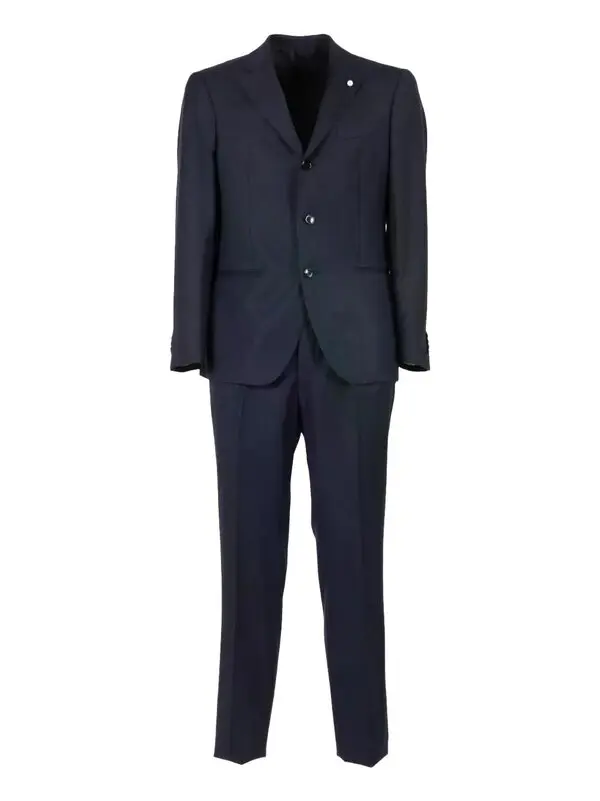 LUIGI BIANCHI MANTOVA Single-breasted Suit - Blue