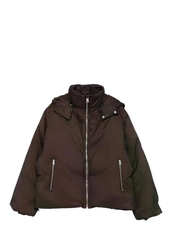 ÉTUDES STUDIO Zip-front Hooded Jacket - Brown