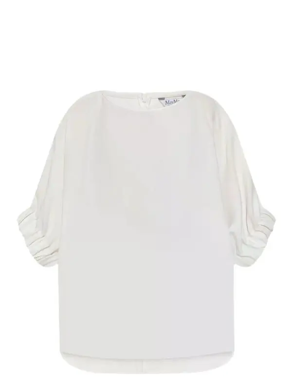 Max Mara Puff-sleeve T-shirt - White