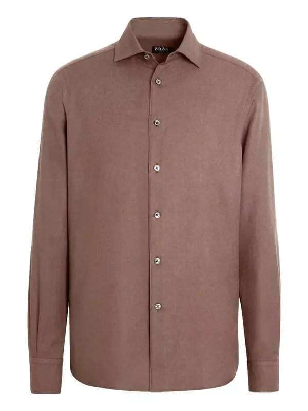 Zegna Cashco Shirt - Brown