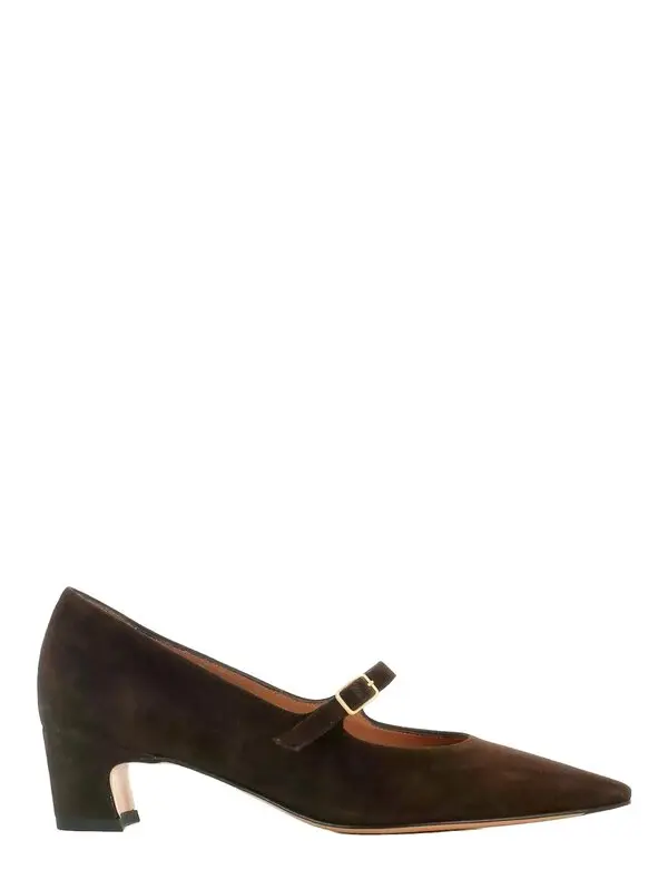 TASSINARI Buckle-strap Pointed-toe Pumps - Brown