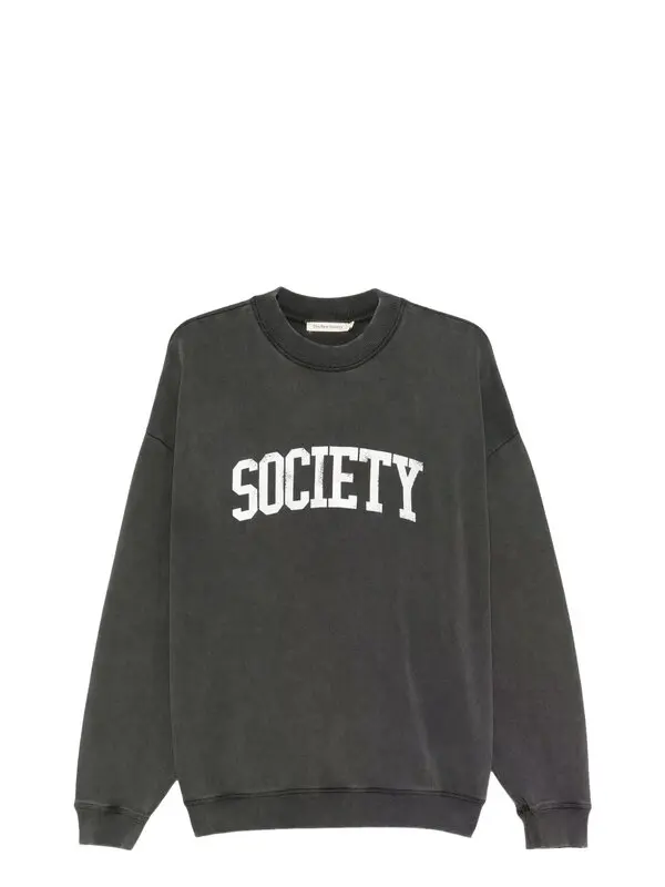 THE NEW SOCIETY Logo-print Sweatshirt - Grey