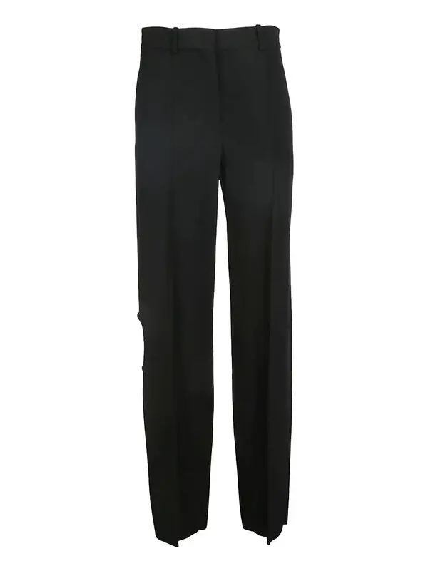 Victoria Beckham Cut-out Trousers - Black