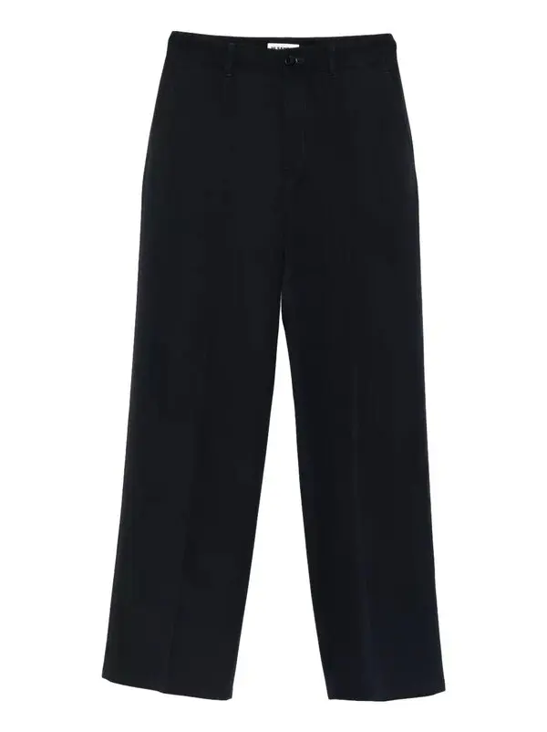 JIL SANDER Button-fastening Trousers - Blue