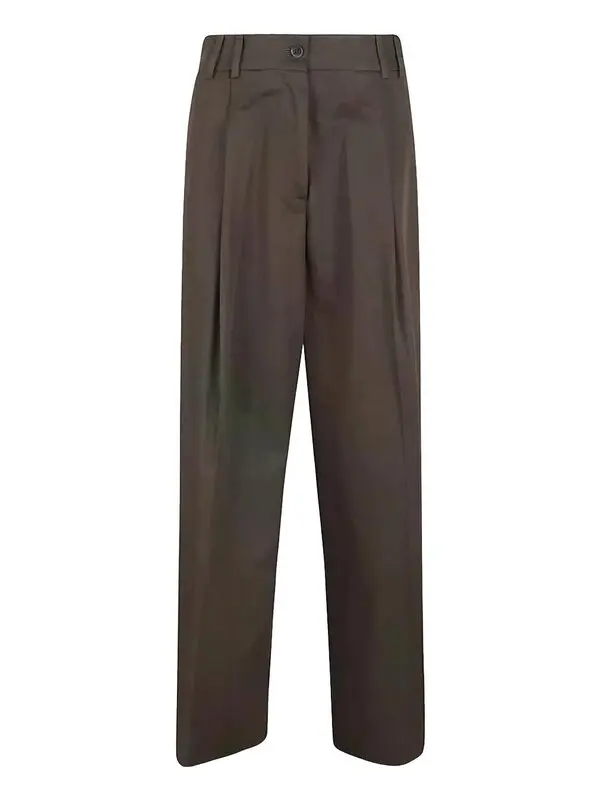 P.a.r.o.s.h Pleated Trousers - Brown
