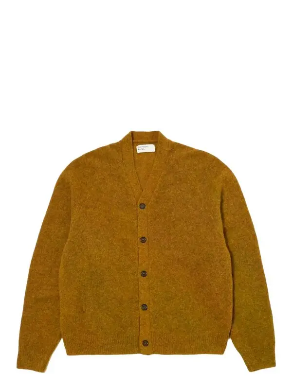 Universal Works David Button-up Cardigan - Yellow