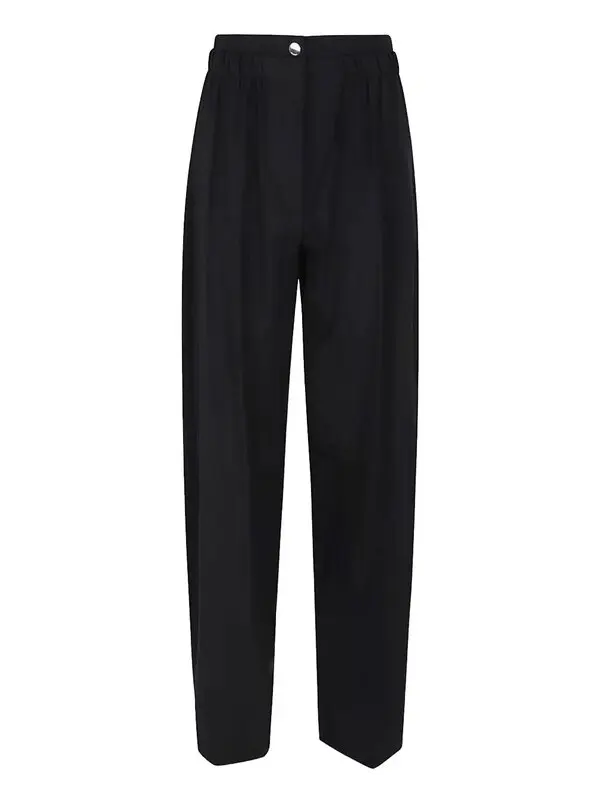 Sportmax Elastic-waist Trousers - Black