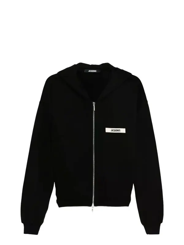 Jacquemus The Gros Grain Hoodie - Black