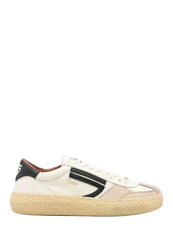 PURAAI Leather Panelled Sneakers - Neutrals