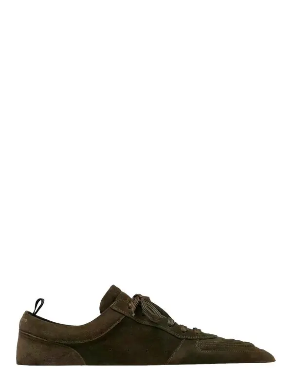 Officine Creative Krab Suede-leather Sneakers - Green