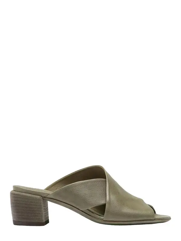 Officine Creative 50mm Hadry 007 Cross-strap Block-heel Sandals - Green