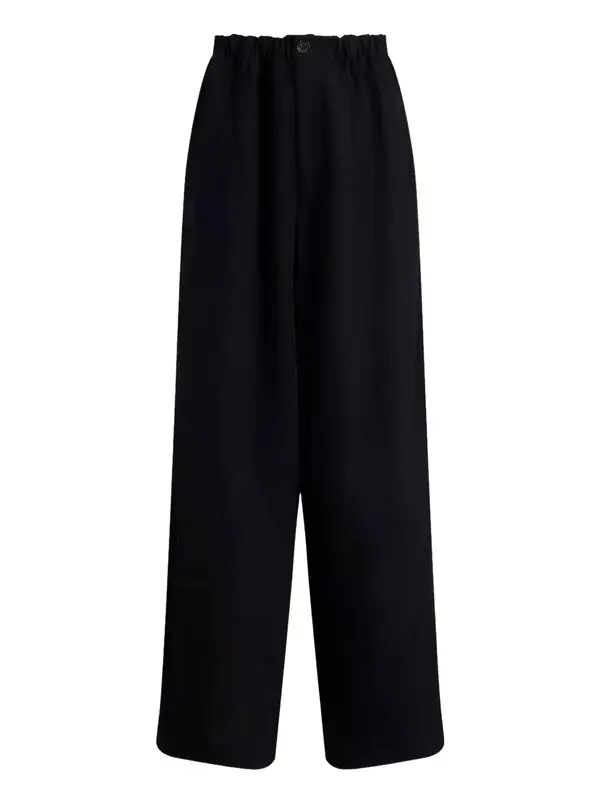 Proenza Schouler High-waisted Wide-leg Trousers - Black