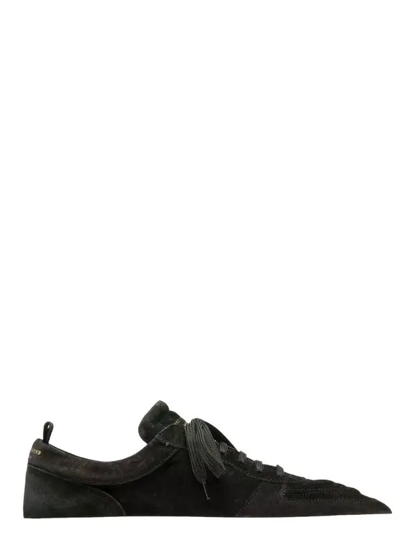 Officine Creative Suede Leather Sneakers - Black