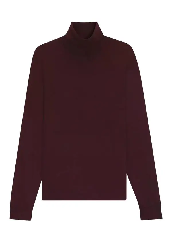 BOSS Turtleneck Wool Sweater - Red