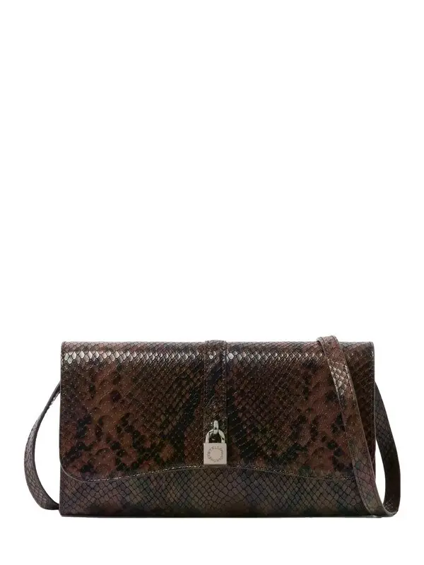 Stella McCartney Padlock Crossbody Bag - Brown