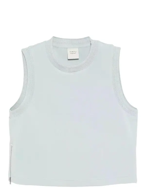Varley Shea Crop Tank Top - Blue