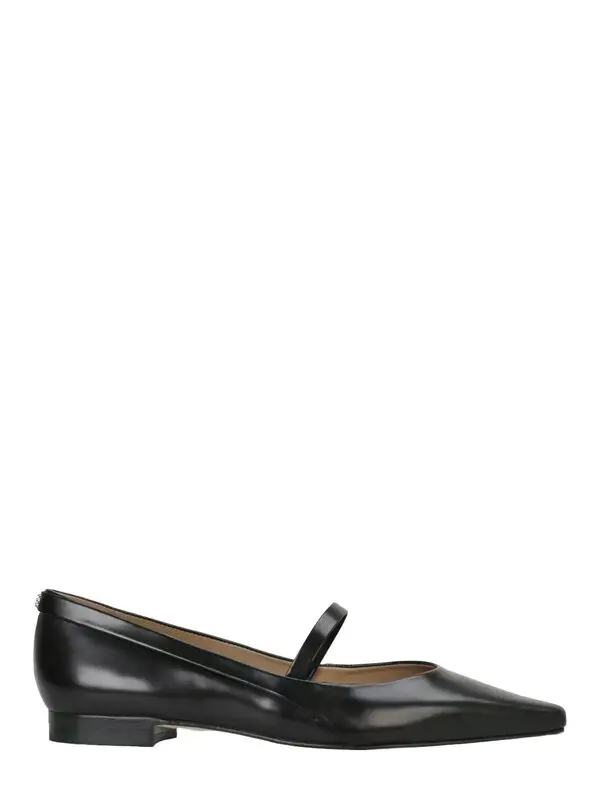 BOSS Leather Ballet Flats - Black