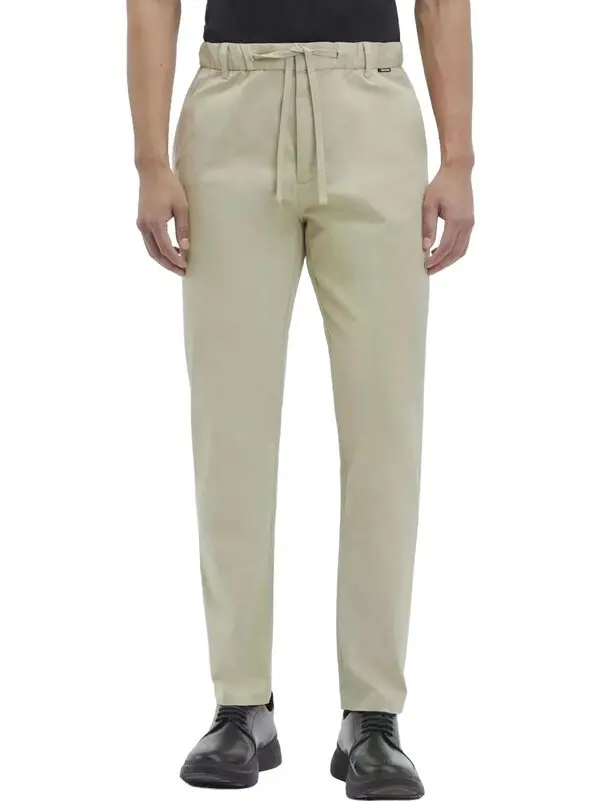 Calvin Klein Tapered Drawstring Trousers - Neutrals