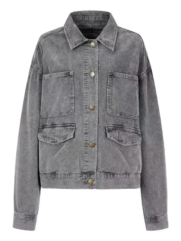 STUDIO TOMBOY Corduroy Denim Jacket - Grey