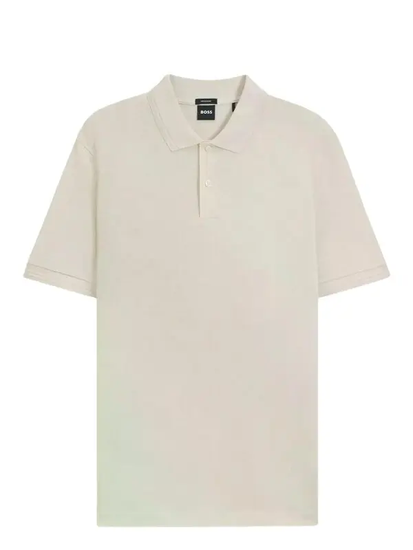 BOSS Cotton Polo Shirt - Neutrals
