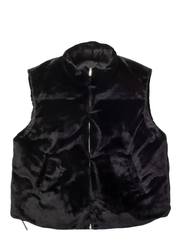 MASTERMIND WORLD Reversible Padded Gilet - Black
