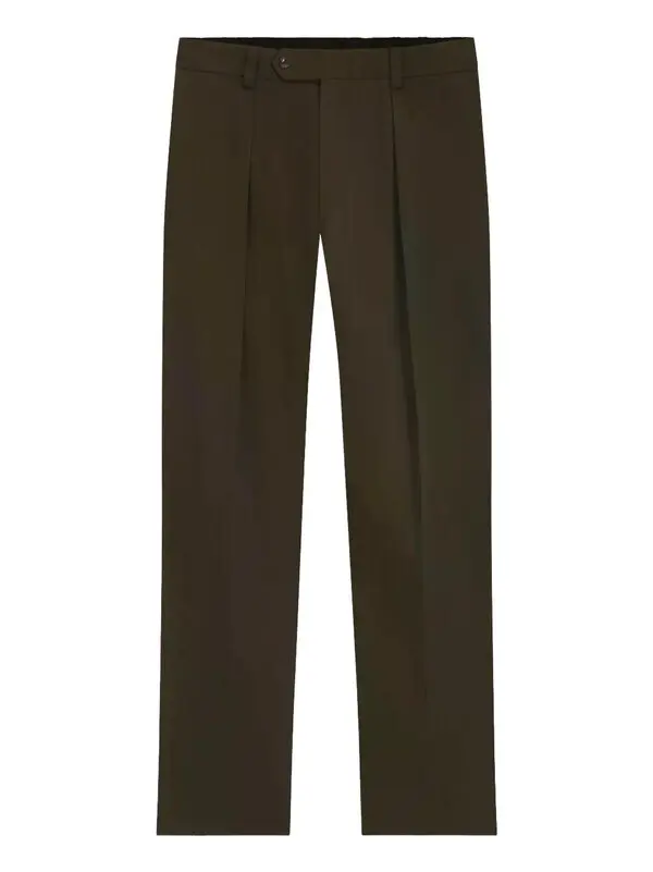 BOSS Pleated-front Trousers - Green