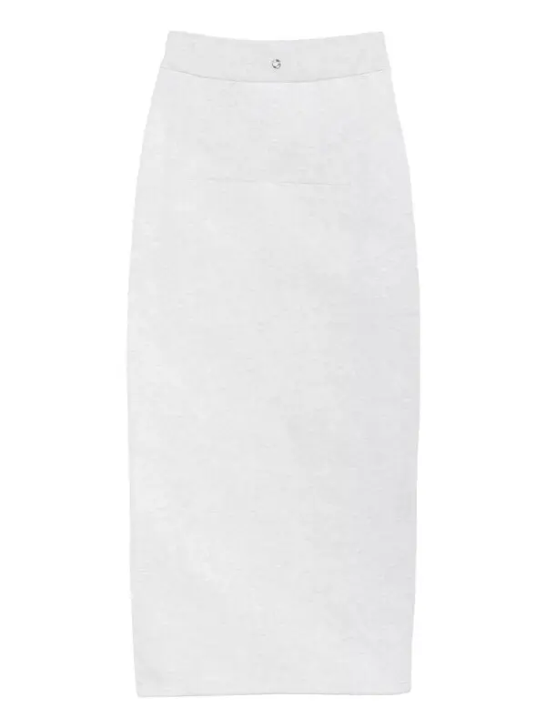 Coperni Paneled Jersey Maxi Skirt - Grey