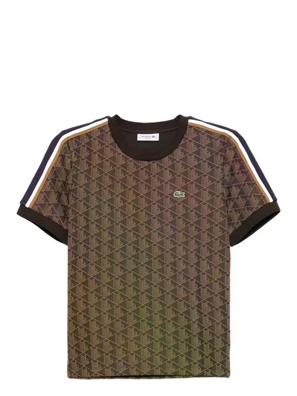 Lacoste Monogram T-shirt - Brown
