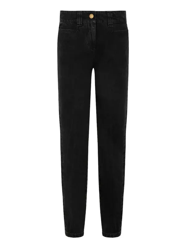 Seafarer Button-fastening Trousers - Black