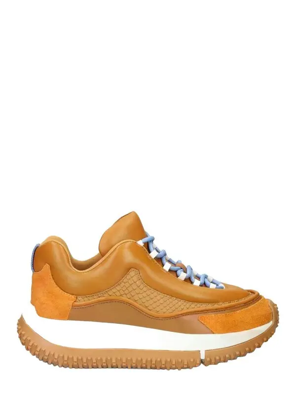 4CCCCEES Leather Sneakers - Camel