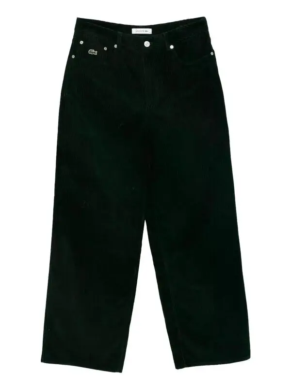 Lacoste Logo-embroidered Trousers - Green
